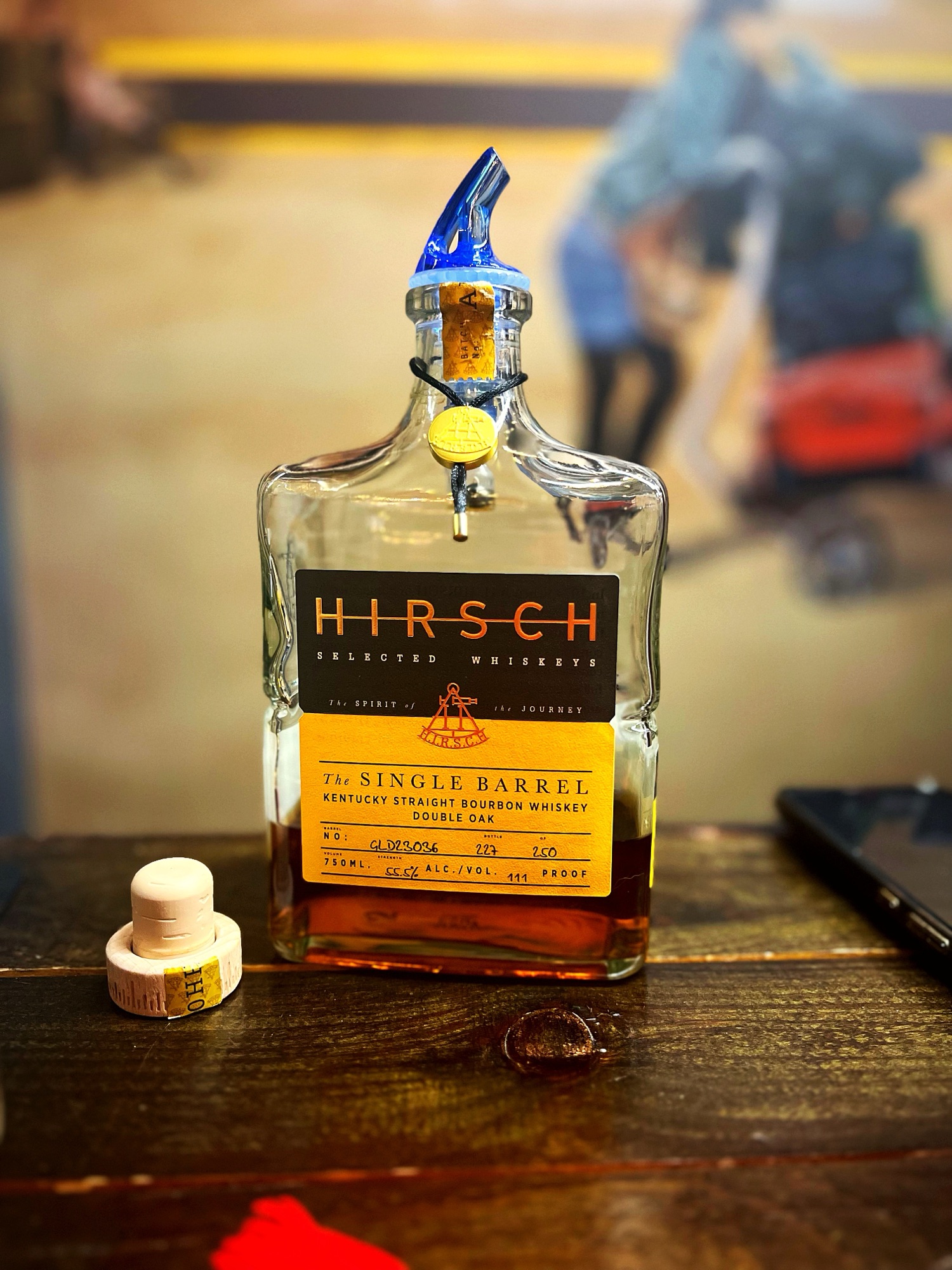 Hirsch The Single Barrel Kentucky Straight Bourbon Whiskey Double Oak ...