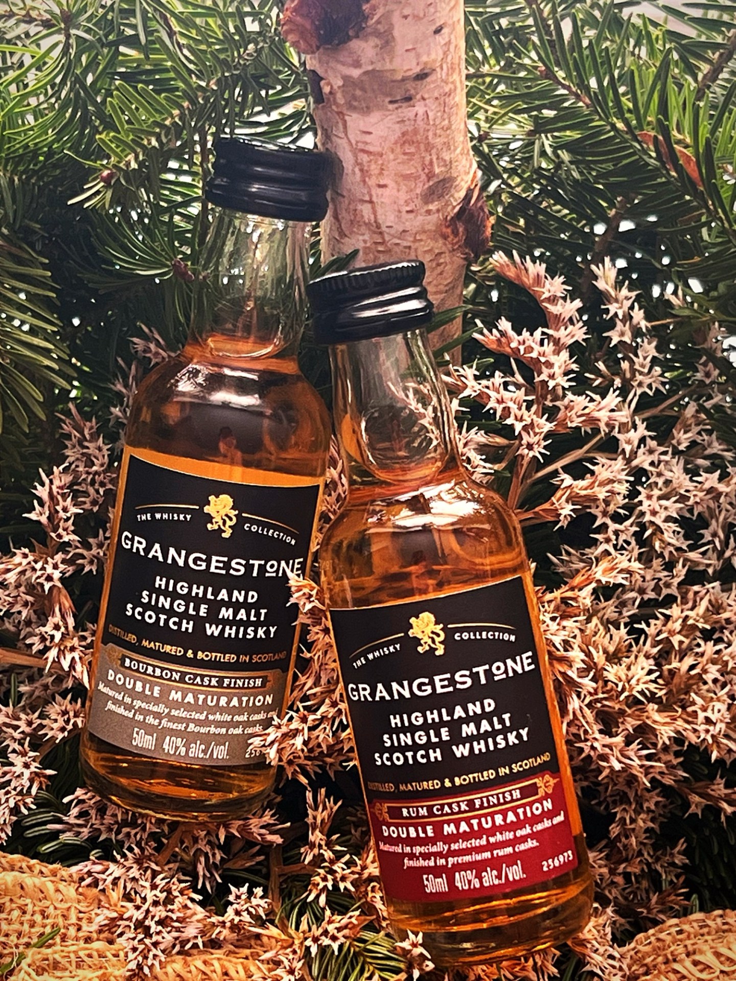 Grangestone Scotch: Bourbon Cask Finish and Rum Cask Finish ...